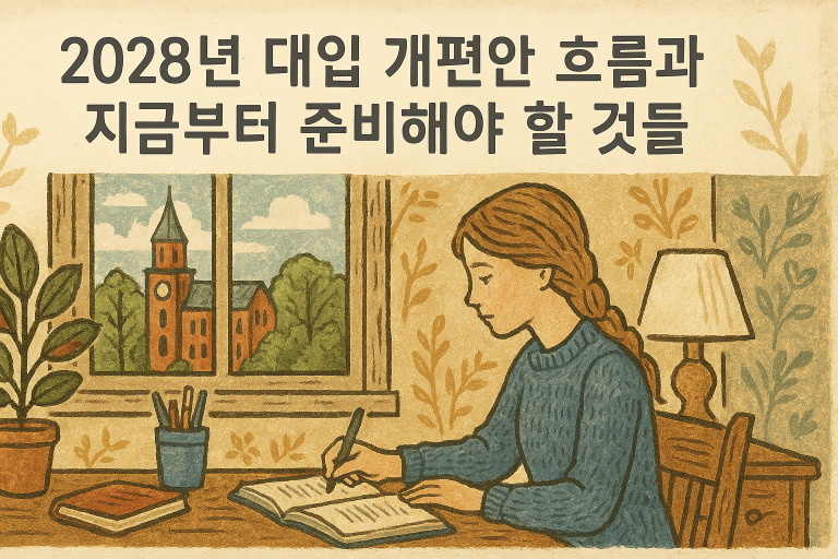 2028년 대입 개편안 흐름과 지금부터 준비해야 할 것들 - 입시 오디세이
